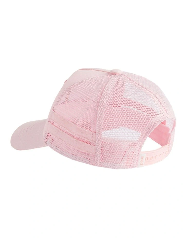Seed Heritage Glitter Initial "X" Cap in Pink | MYER