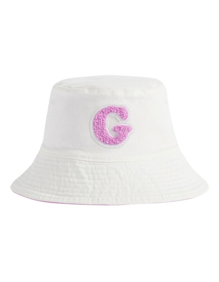 Seed Heritage Reversible Initial "G" Bucket Hat in Pink | MYER