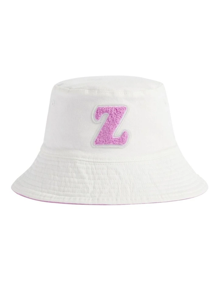 Seed Heritage Reversible Initial "Z" Bucket Hat in Pink | MYER