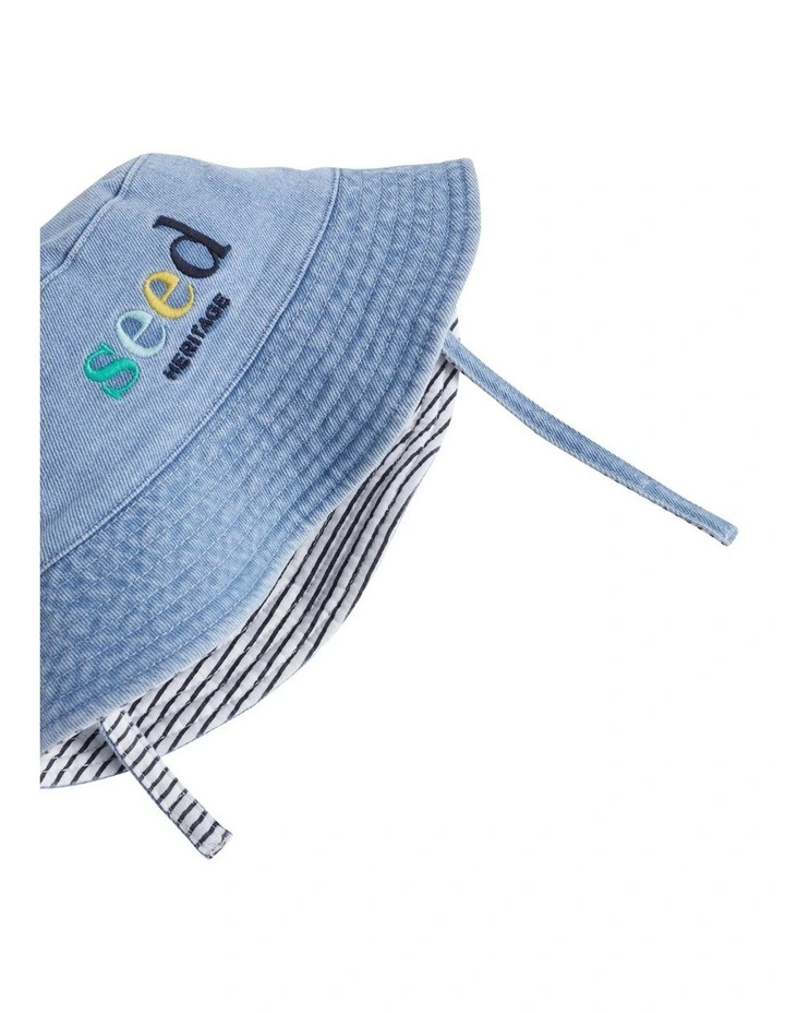 Seed Heritage Bucket Hat in Chambray | MYER