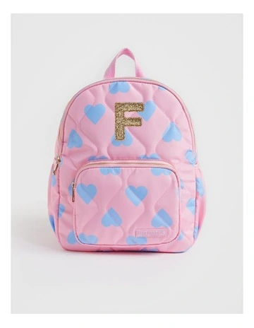 Seed Heritage Quilted Initial "I" Backpack In Pink | MYER