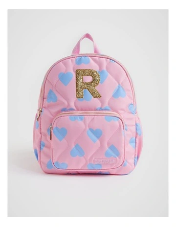 Seed Heritage Quilted Initial "W" Backpack In Pink | MYER