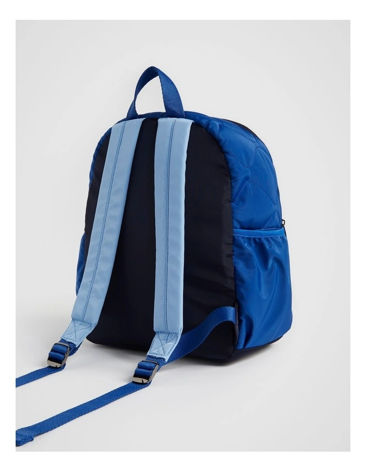 Seed Heritage Quilted Initial Backpack in Navy E | MYER