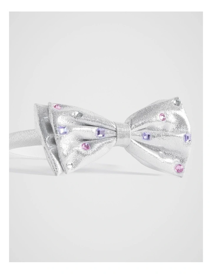 Seed Heritage Metallic Gem Bow Headband in Multi | MYER
