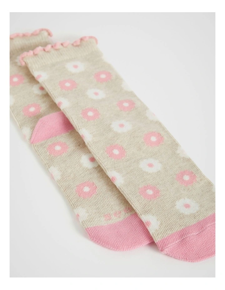 Seed Heritage Flower Sock In Multi | MYER