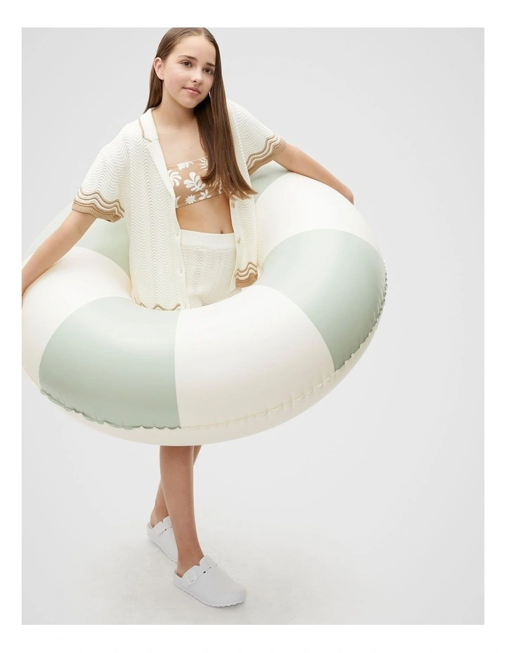 Seed Heritage Tube Pool Ring in Olive Stripe | MYER
