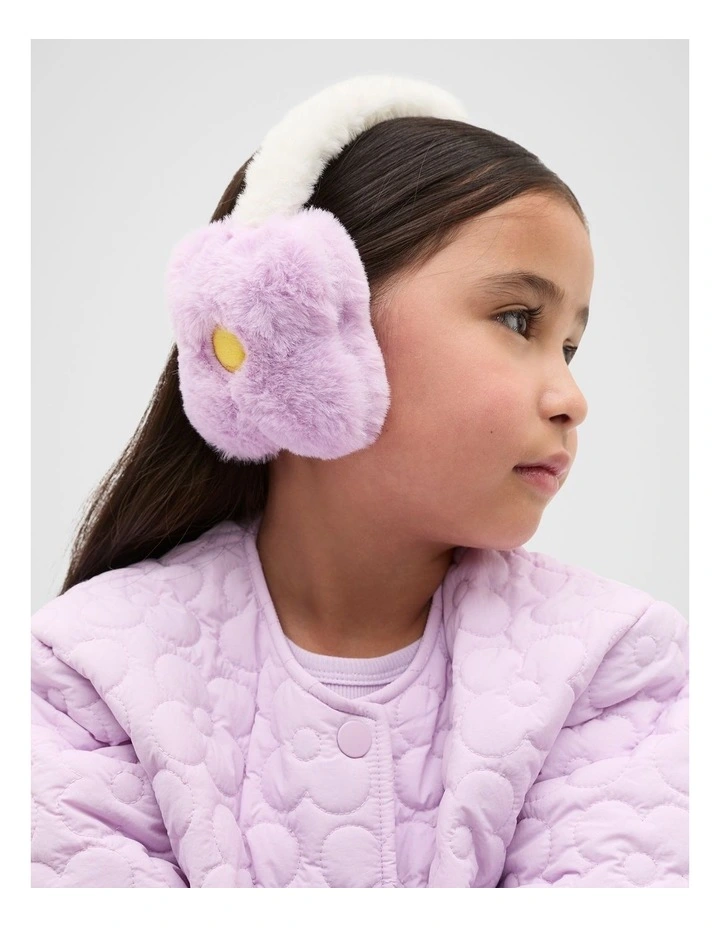 Seed Heritage Flower Ear Muff in Soft Lilac | MYER