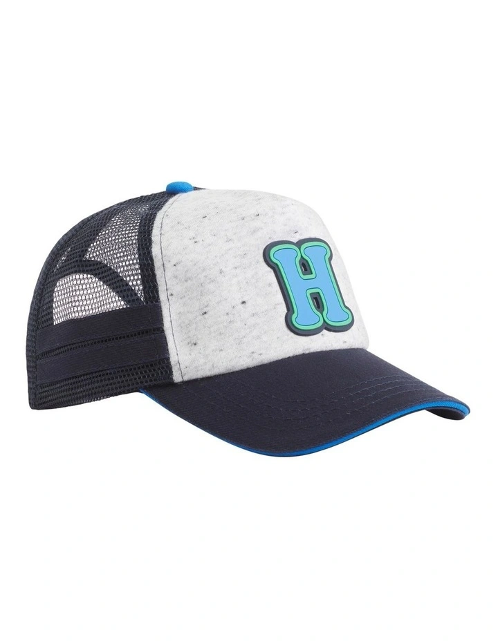 Seed Heritage Patch Initial "H" Cap In Navy/White | MYER