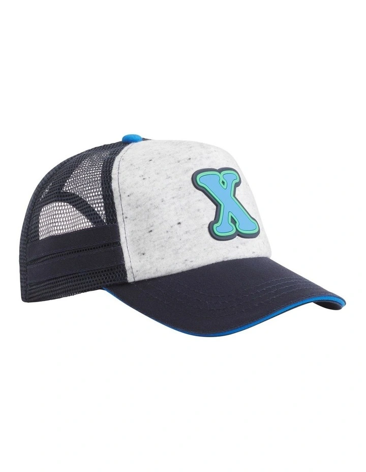 Seed Heritage Patch Initial "X" Cap In Navy/White | MYER