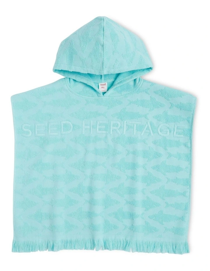Seed Heritage Shark Terry Poncho | MYER