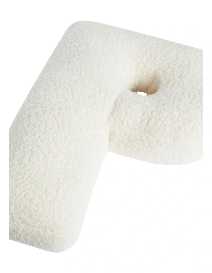Seed Heritage Initial "P" Cushion in Cream | MYER