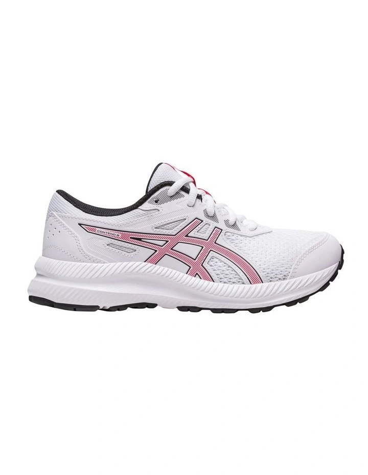 Asics Contend 8 Grade School Sport in White | MYER