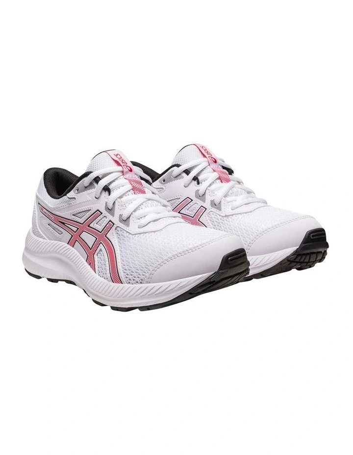 Asics Contend 8 Grade School Sport in White | MYER