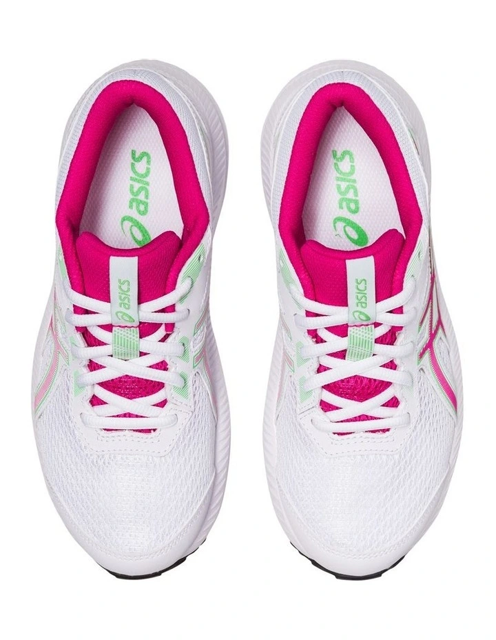 Asics Contend 8 Grade School Sport in White | MYER