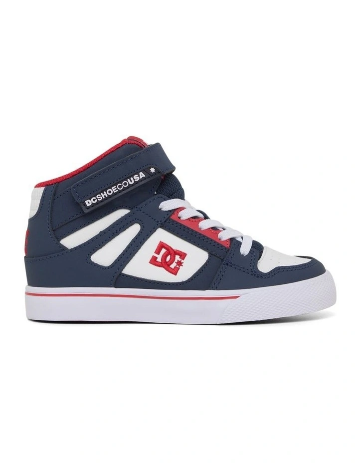 Dc Pure High-Top Ev Sneakers in Navy | MYER
