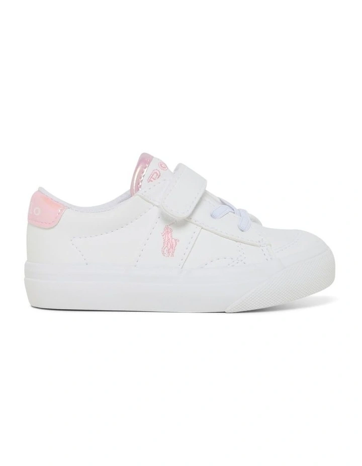 Ralph Lauren Riley Pre-School Infant Sneakers in White | MYER
