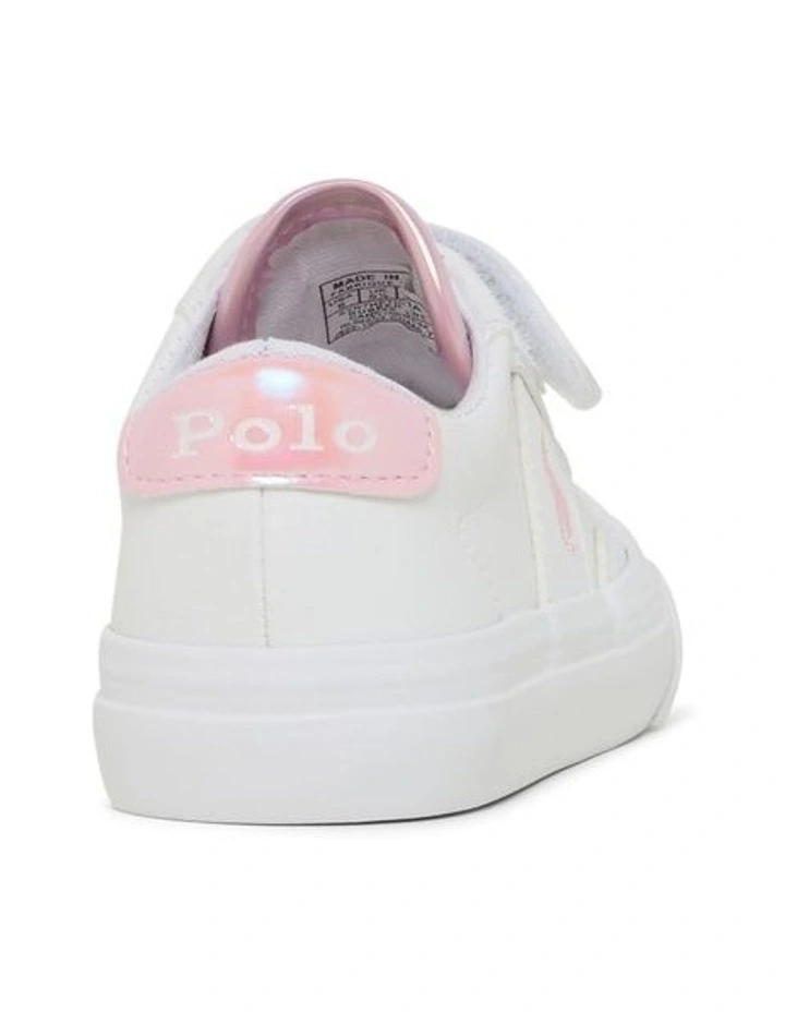 Ralph Lauren Riley Pre-School Infant Sneakers in White | MYER