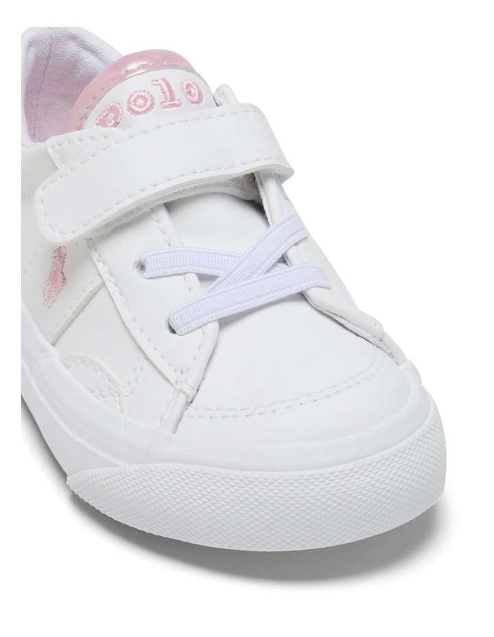 Ralph Lauren Riley Pre-School Infant Sneakers in White | MYER