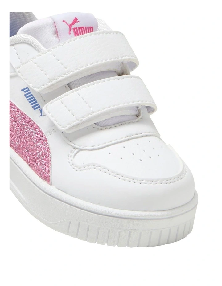 Puma Carina Deep Dive Self-Fastening Infant Sneakers in White | MYER
