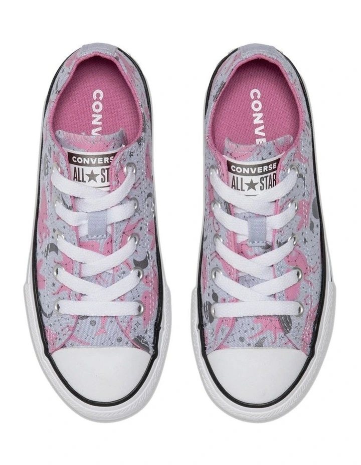 Converse Chuck Taylor All Star OX Constellations Youth Grey Sneakers | MYER
