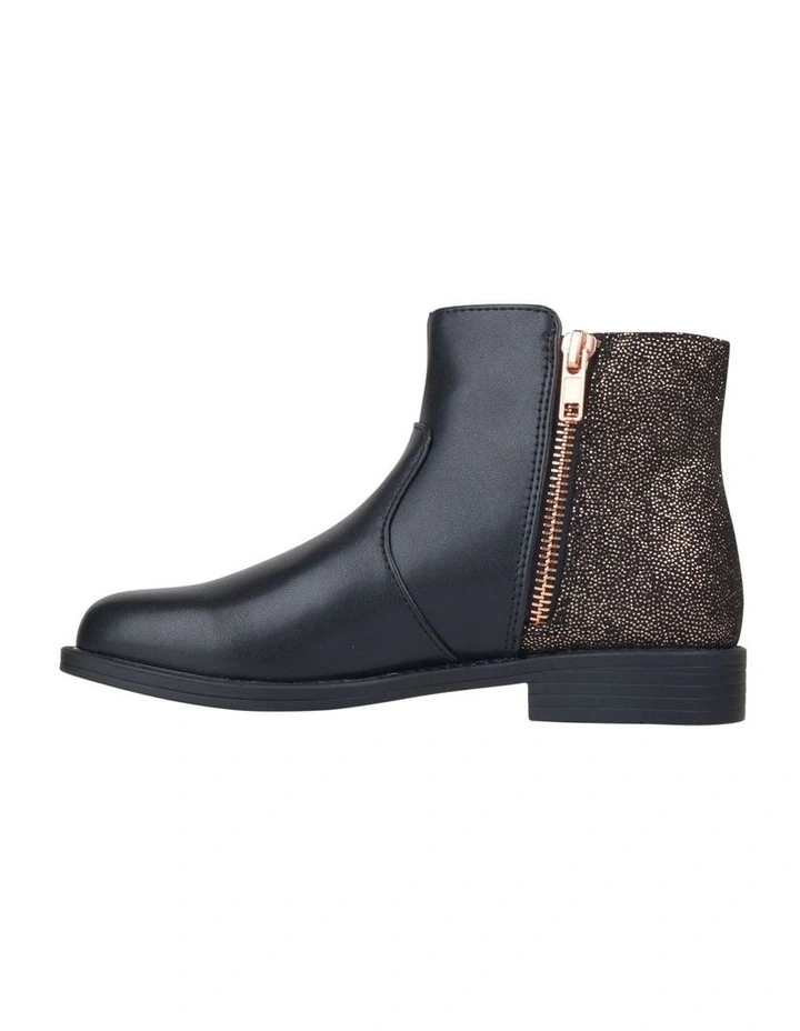 Candy Ella Shimmer Black Boots | MYER
