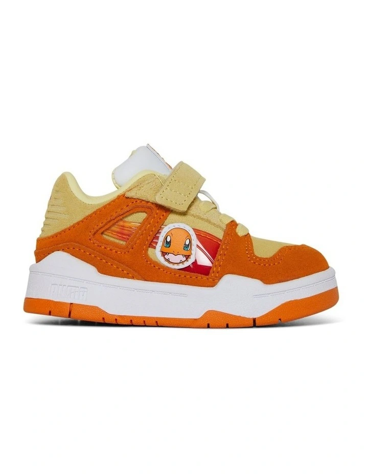 Puma Slipstream Charmander Self-Fastening Infant Sneakers in Yellow | MYER