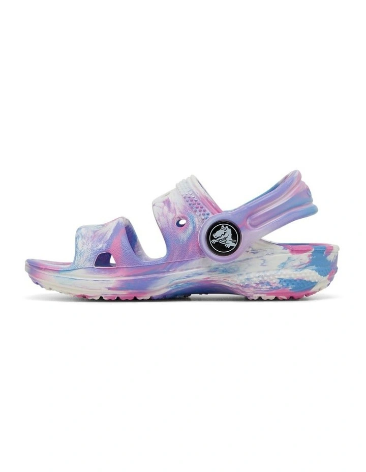 Crocs Classic Marble Infant Sandals in Multi | MYER