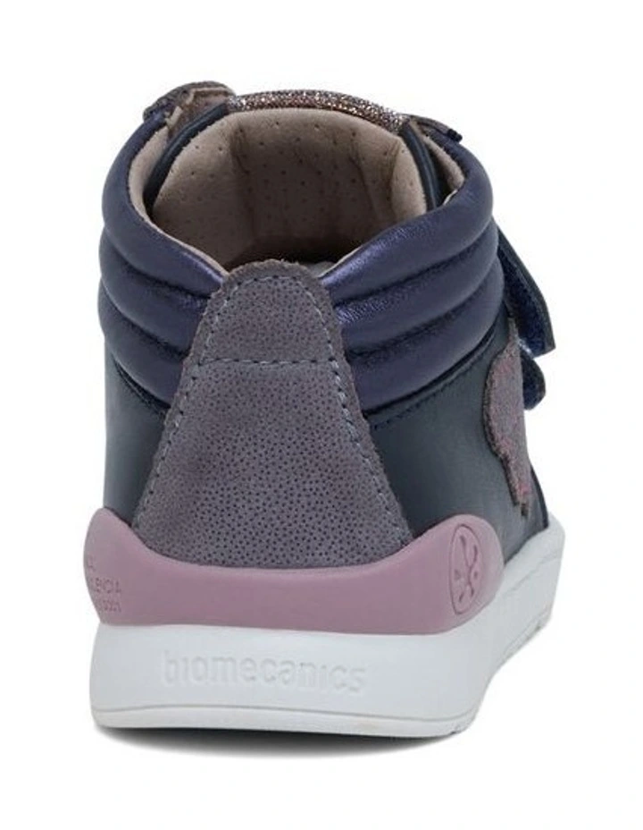 Biomecanics Bioevolution Botin Self-Fastening Leather Boots in Navy | MYER