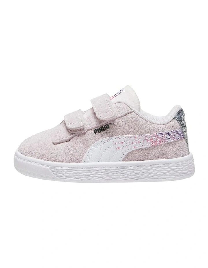 Puma Suede Classic Starry Self-Fastening Infant Sneakers in Pink | MYER