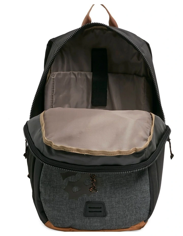 Billabong Norfolk Backpack in Black/Tan | MYER