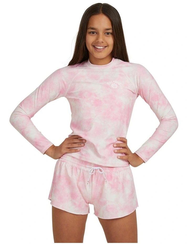 Billabong Pretty In Pink Rash Vest in Pink | MYER