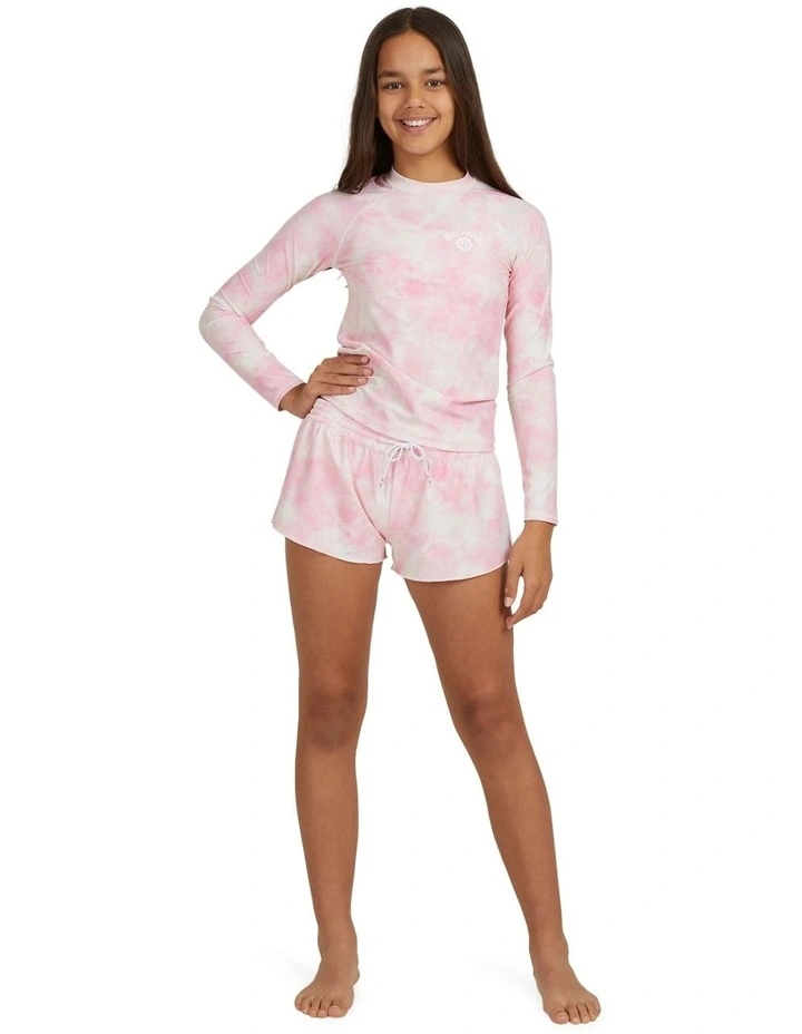 Billabong Pretty In Pink Rash Vest in Pink | MYER