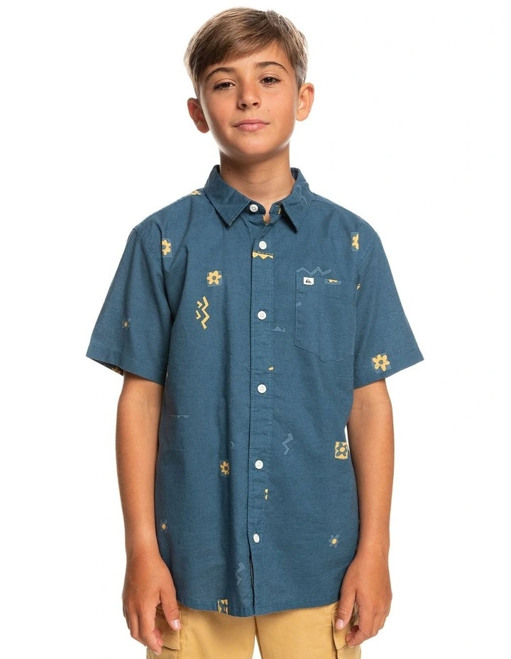 Quiksilver Mini Mark Shirt in Majolican Blue | MYER