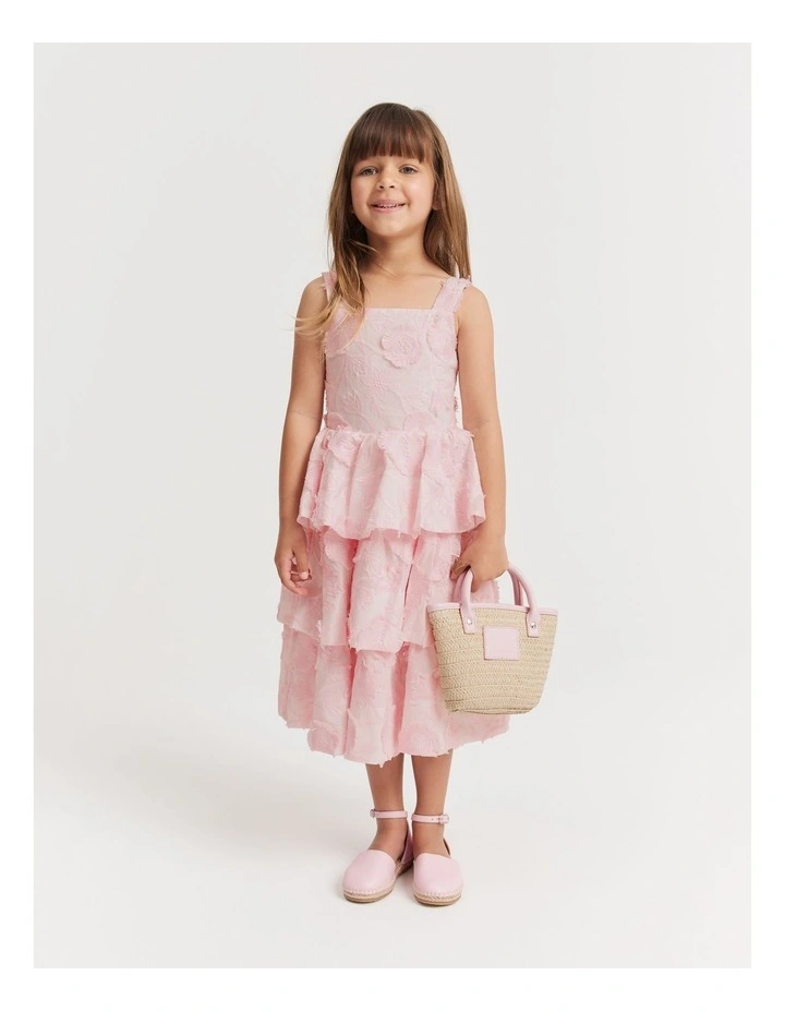 Country Road Tier Floral Dress in Pink Tint | MYER