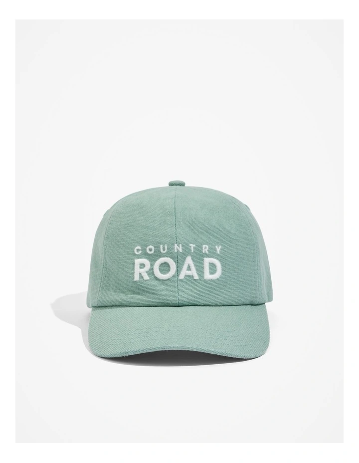 Country Road Australian Cotton Logo Cap in Eucalyptus | MYER