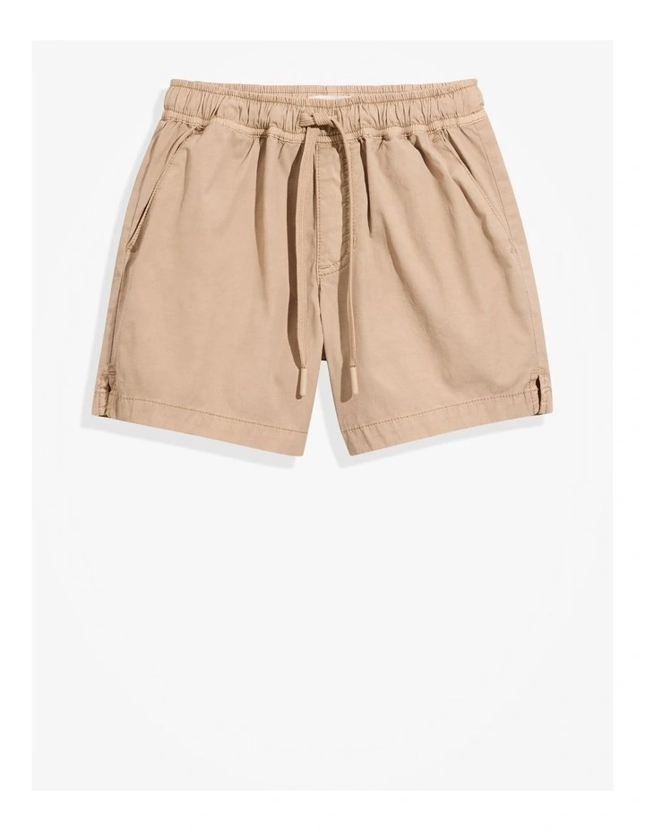 Country Road Cotton Blend Deck Short in Natural | MYER