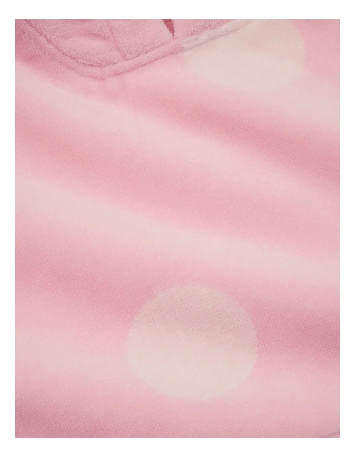 Country Road Australian Cotton Logo Spot Poncho in Pink Tint | MYER