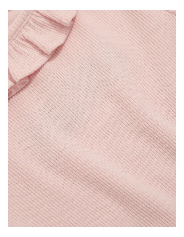 Country Road Recycled Polyester Blend Soft Frill T-shirt In Mineral ...