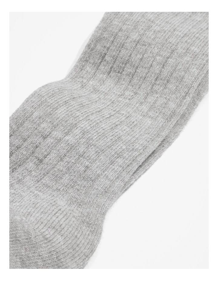 Country Road Rib Tights in Grey Marle | MYER