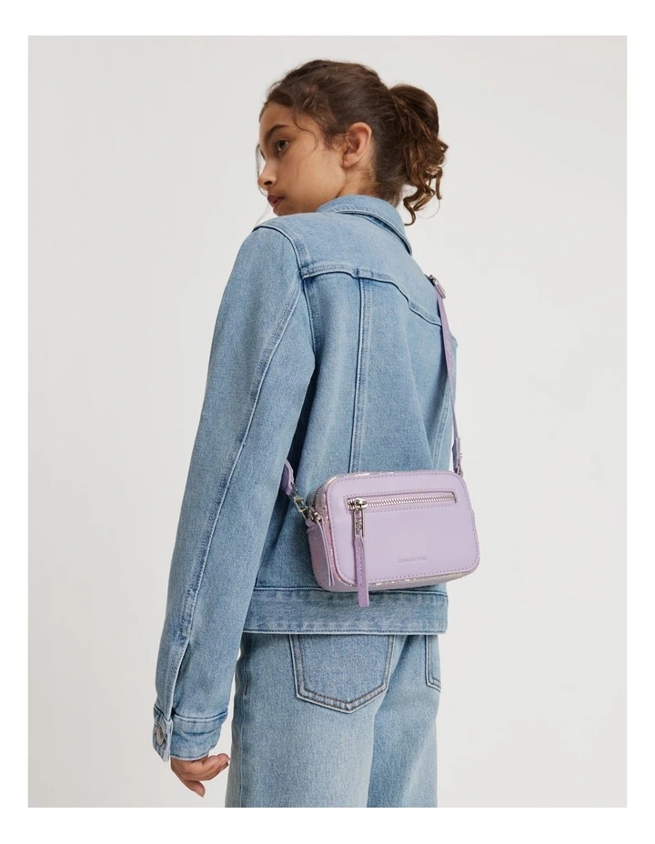 Country Road Sequin Camera Bag in Lilac | MYER