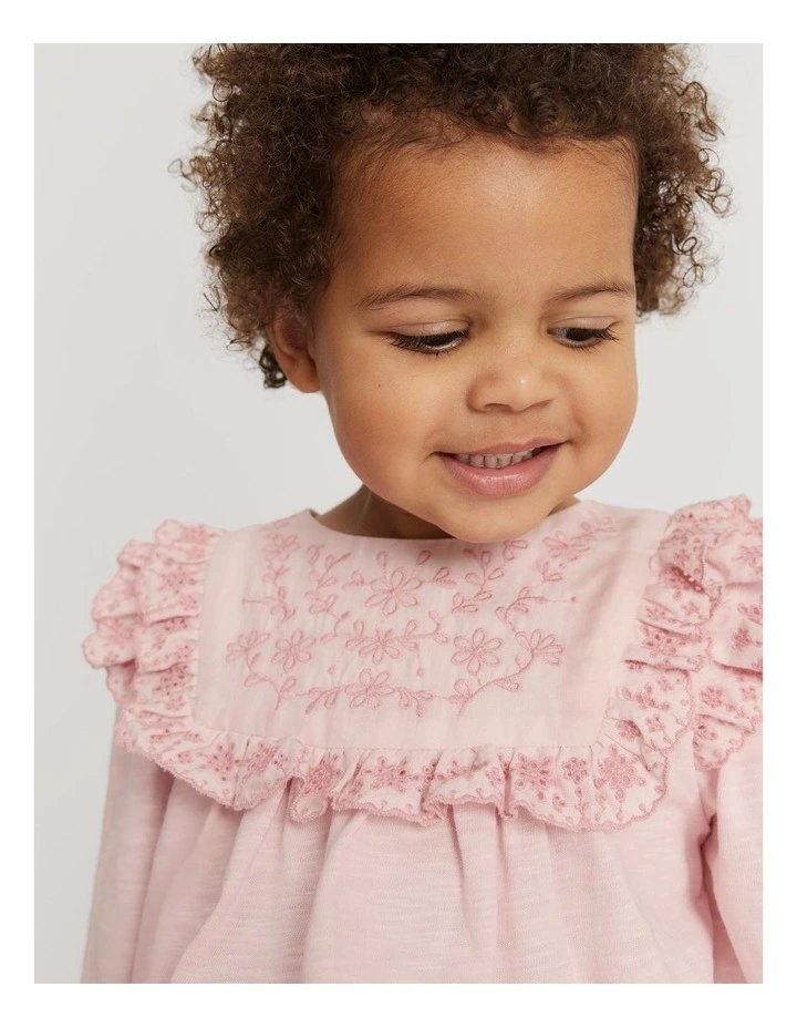 Country Road Organically Grown Cotton Embroidered Frill Dress In ...