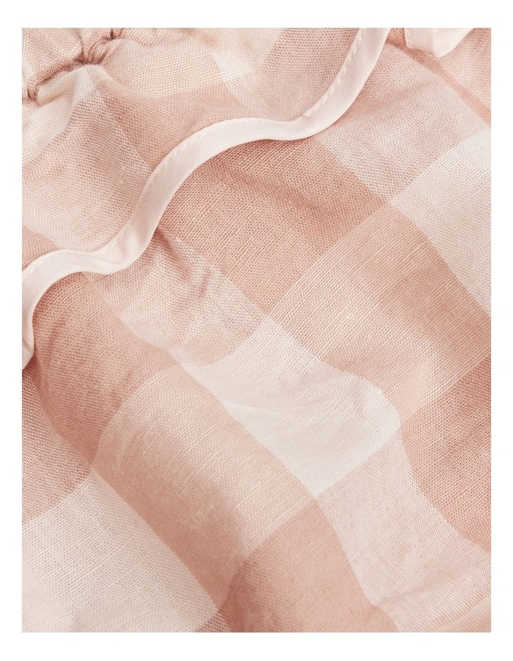 Country Road Check Frill Bloomer in Toast | MYER