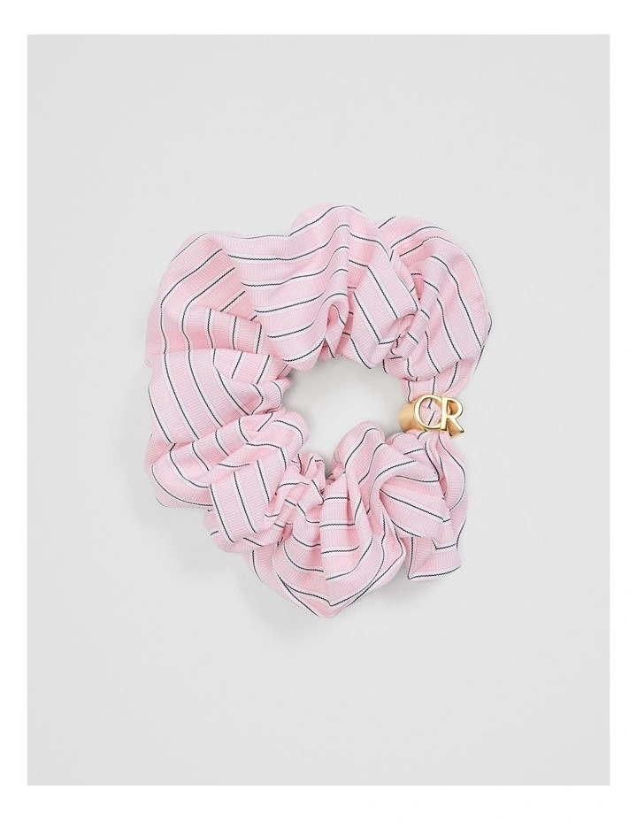 Country Road Cr Stripe Scrunchie in Mineral Pink | MYER