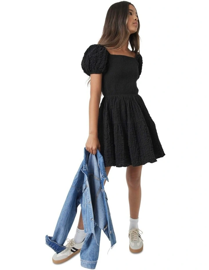 Decjuba Kids Maude Mini Dress in Black | MYER