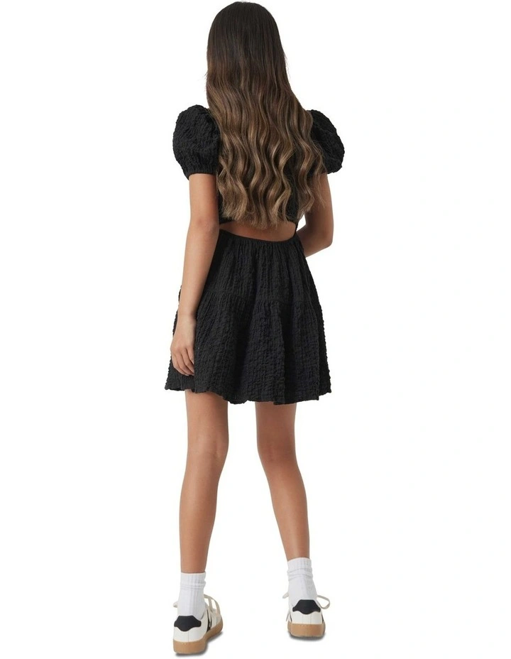Decjuba Kids Maude Mini Dress in Black | MYER