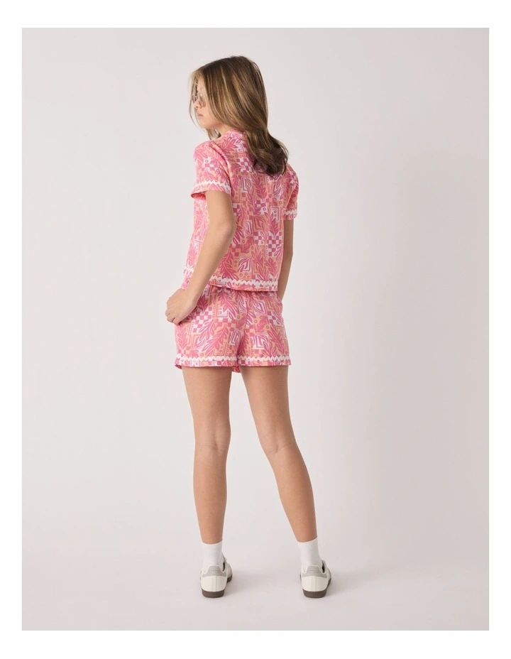 Decjuba Kids Nicola Ric Rac Short in Pink | MYER