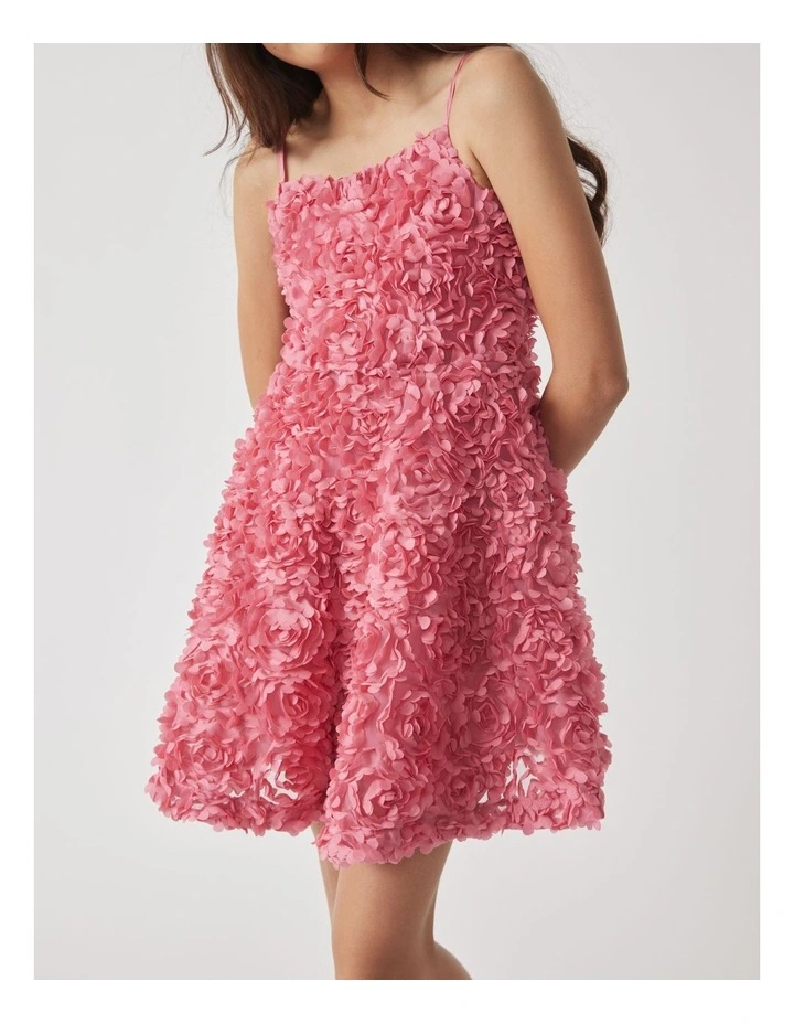 Decjuba Kids Riley Strappy Dress in Pink | MYER
