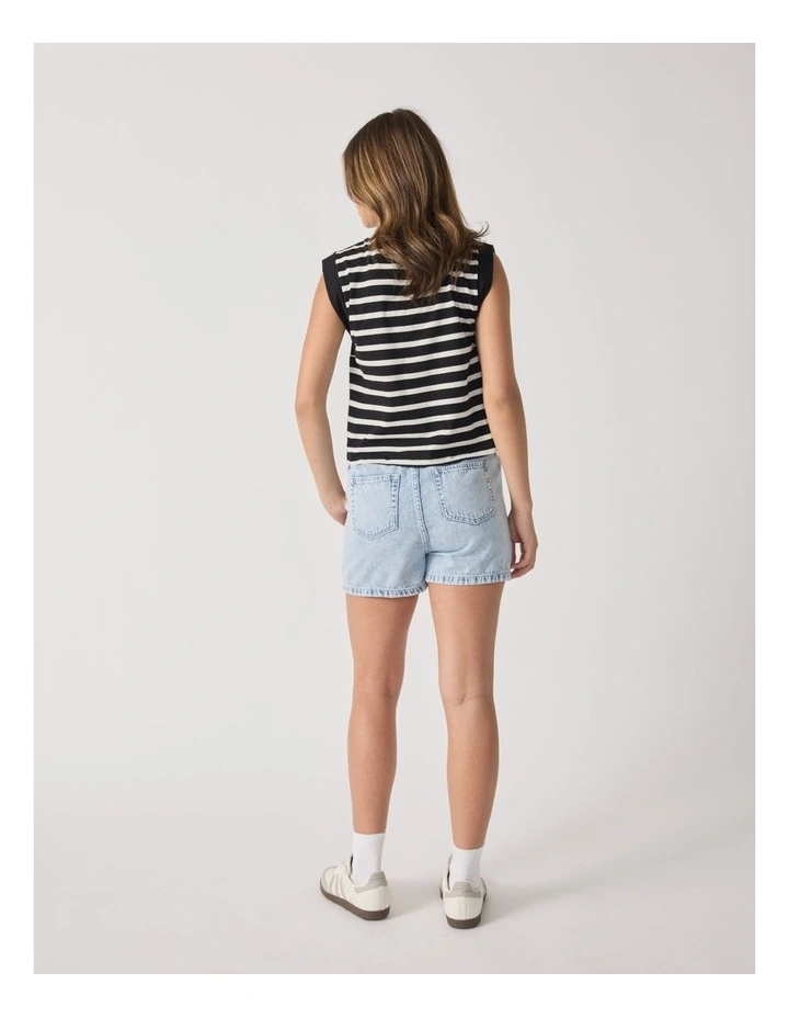 Decjuba Kids Mari Detail Tank (6 -16 Years) in Black/Vanilla | MYER