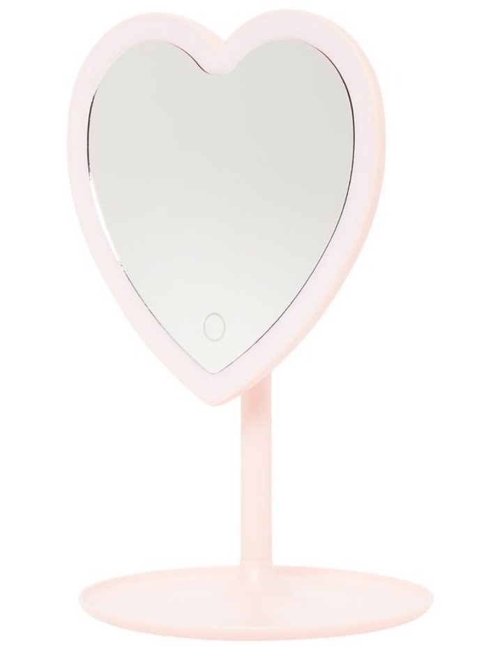 Allkinds Heart Light Up Mirror in Pink | MYER