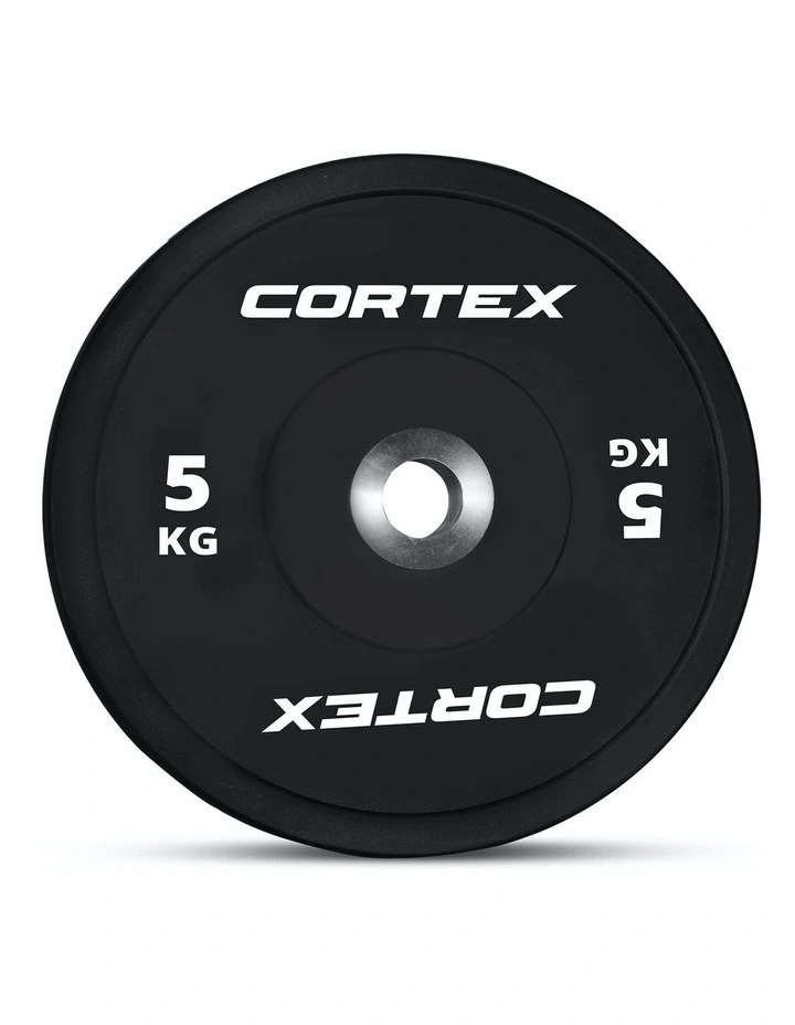 Cortex 170kg Competition Bumper Plates Set with Competition Barbell in ...